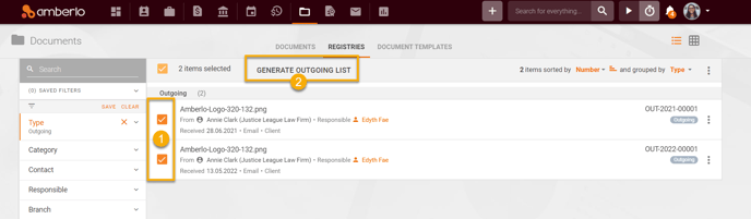 How to Generate the Outgoing List?